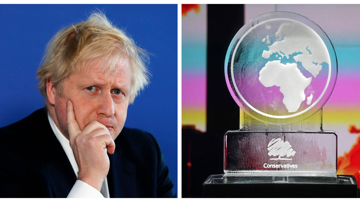 Ofcom rejects Tories' complaint over Boris Johnson ice sculpture on ... Ofcom rejects Tories' complaint over Boris Johnson ice sculpture on ...