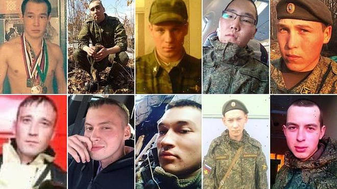 Ukraine Releases Photos Of Ten Russian Troops Accused Of Being Among