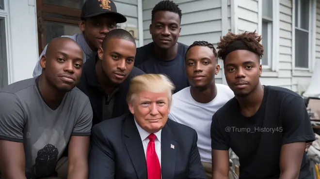 Trump supporters target African American voters with fake AI images in ... Trump supporters target African American voters with fake AI images in ...