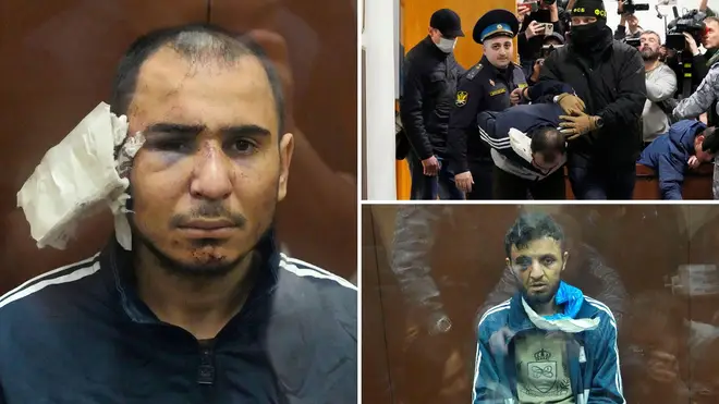 Russian court charges four men over Moscow concert attack that killed ... Russian court charges four men over Moscow concert attack that killed ...