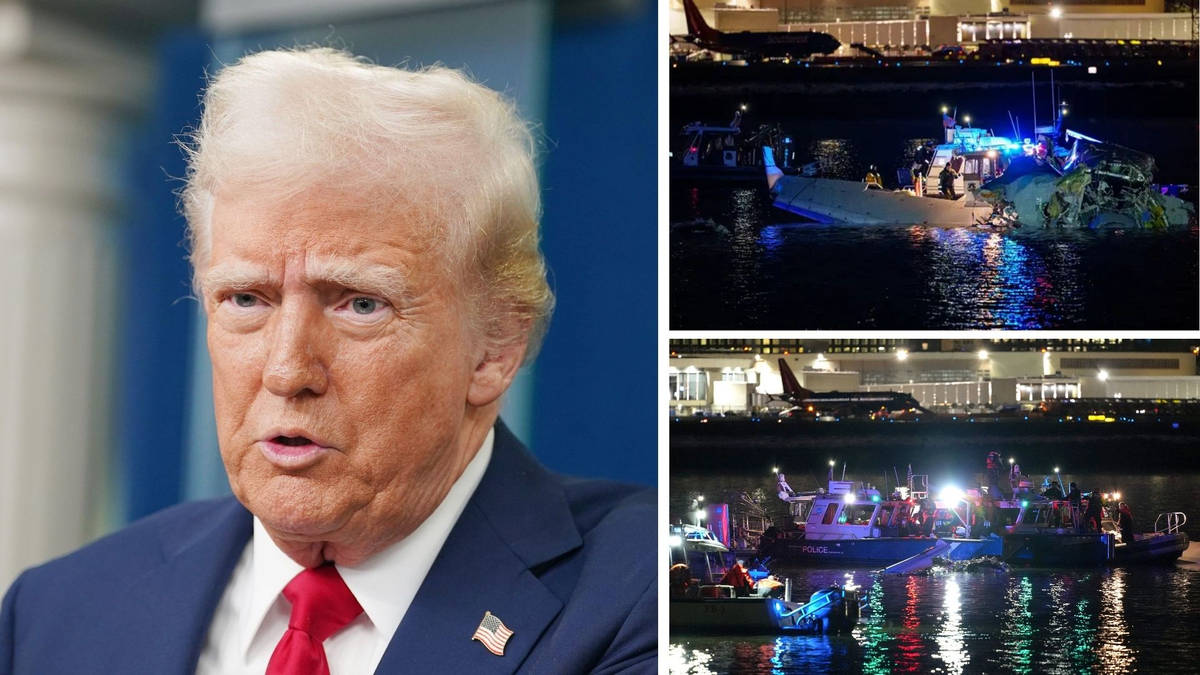 Donald Trump pins blame for Washington plane crash that killed 67 ... Donald Trump pins blame for Washington plane crash that killed 67 ...