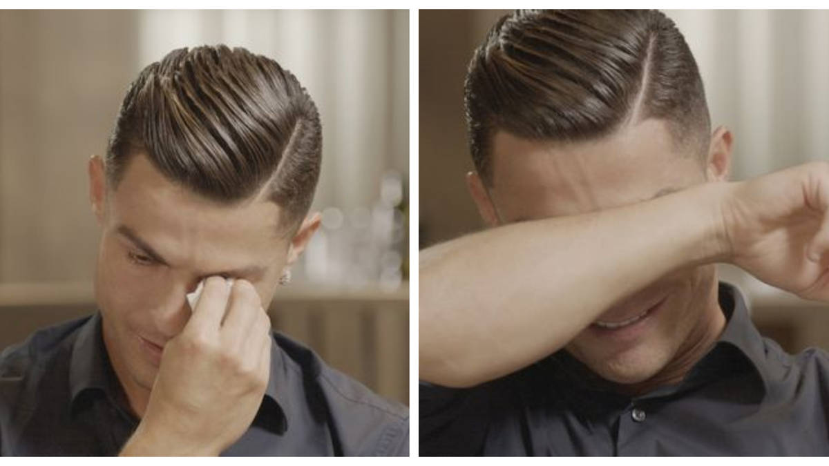 Cristiano Ronaldo breaks down after seeing video of his father - LBC Cristiano Ronaldo breaks down after seeing video of his father - LBC